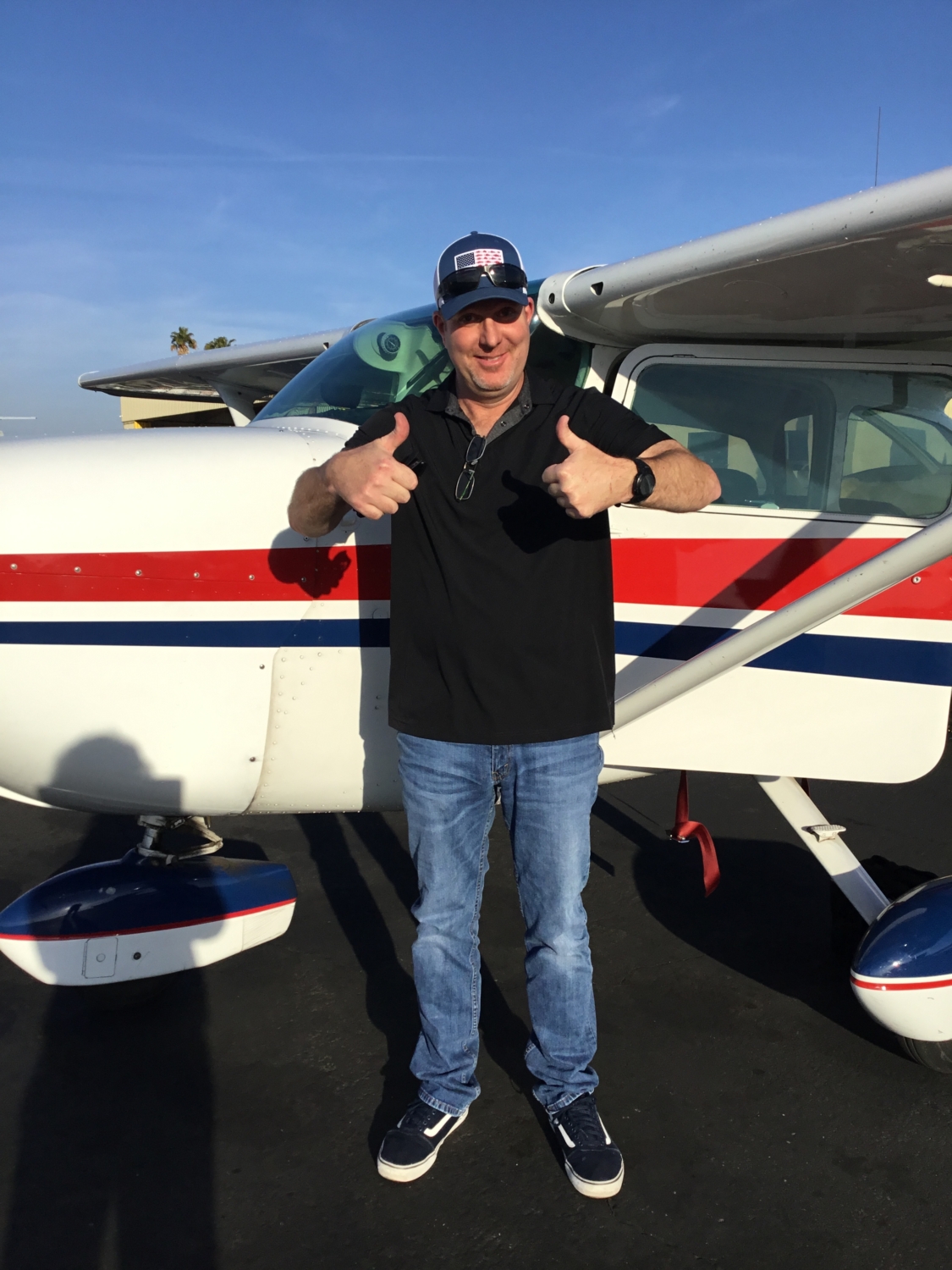 Eric Beard Earns Private Pilot! – Bakersfield Flying Club
